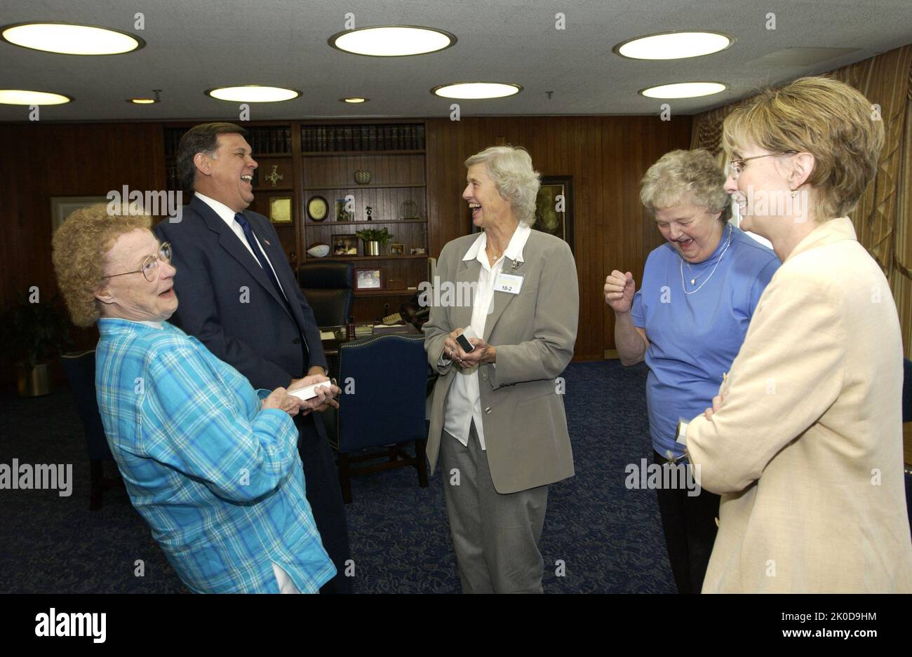 Secretary Mel Martinez with Terry Couch. Secretary Mel Martinez with ...
