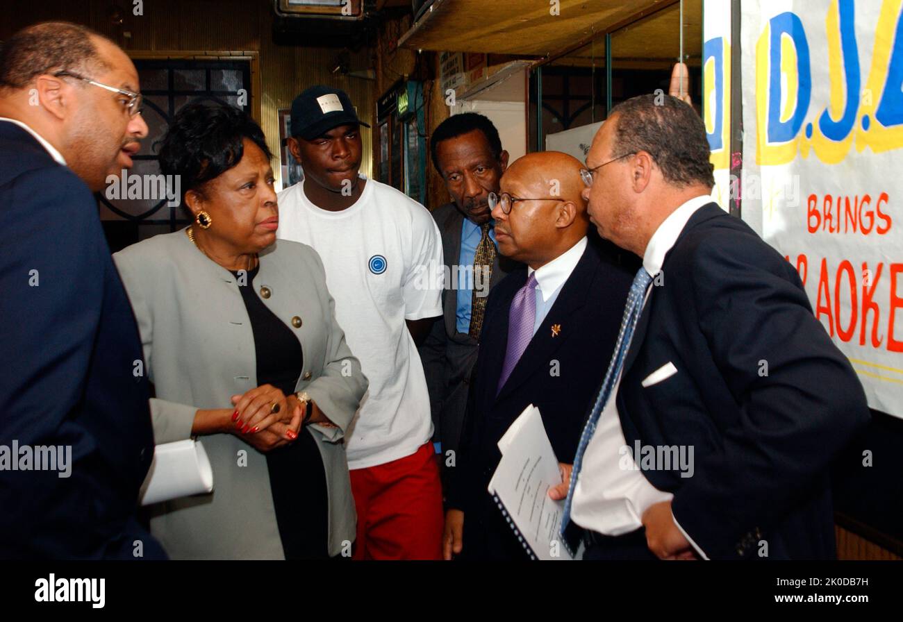 Deputy Secretary Alphonso Jackson visiting Los Angeles, California ...