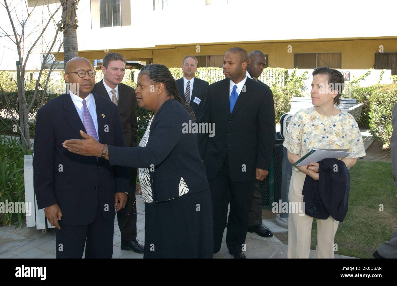 Deputy Secretary Alphonso Jackson visiting Los Angeles, California ...