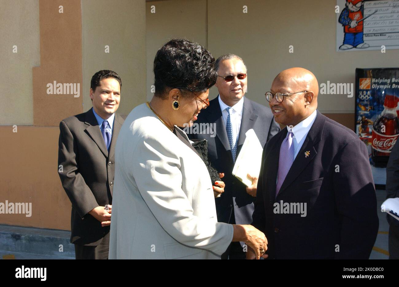 Deputy Secretary Alphonso Jackson visiting Los Angeles, California ...