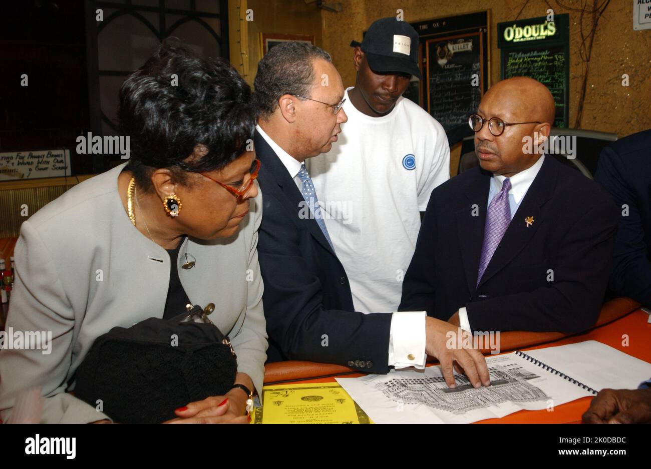 Deputy Secretary Alphonso Jackson visiting Los Angeles, California ...
