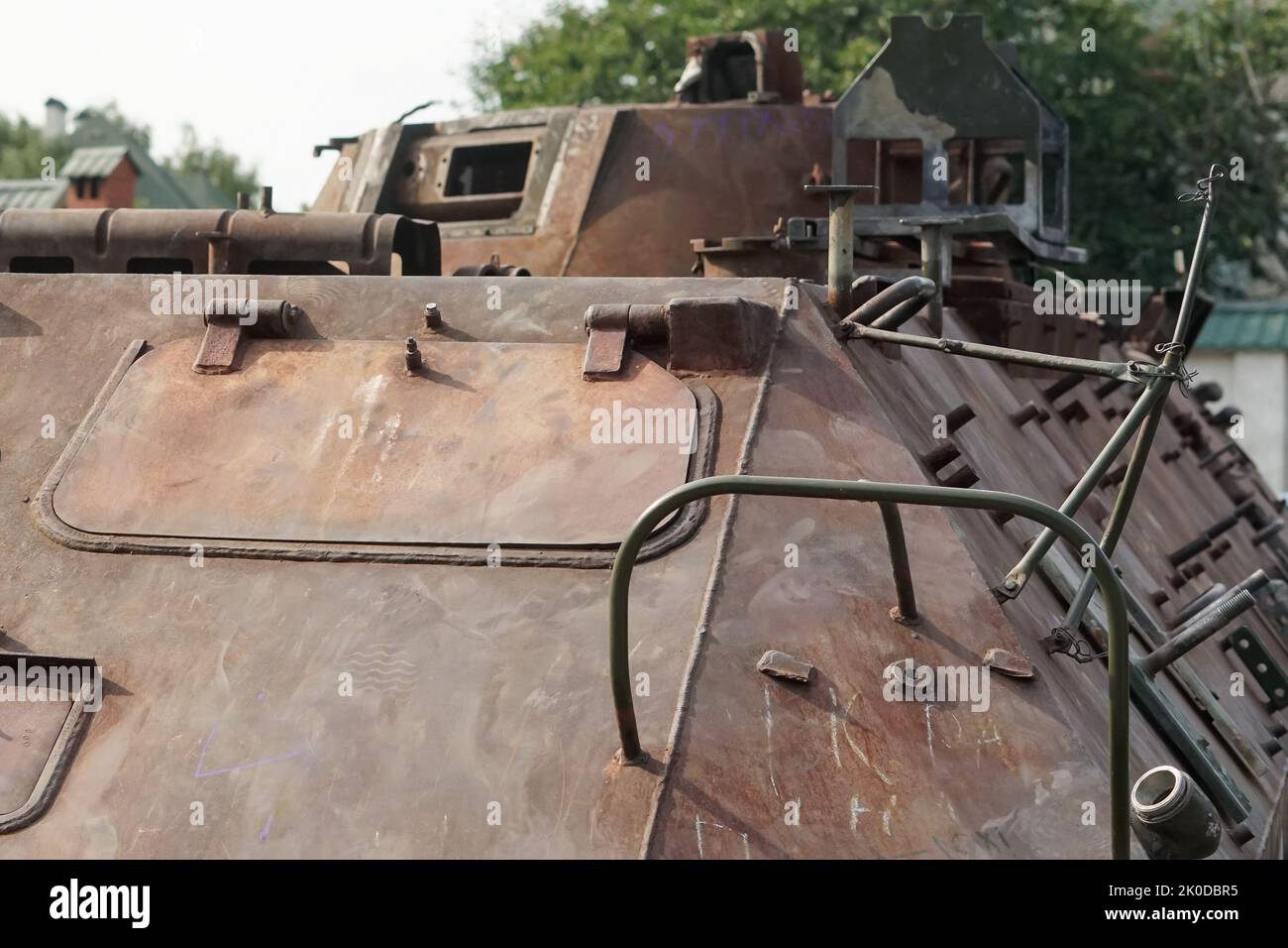 Destroyed military equipment of the Russian army in the war with ...