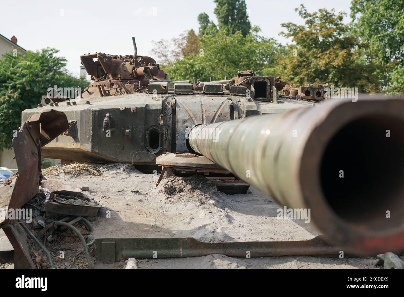 Destroyed military equipment of the Russian army in the war with ...