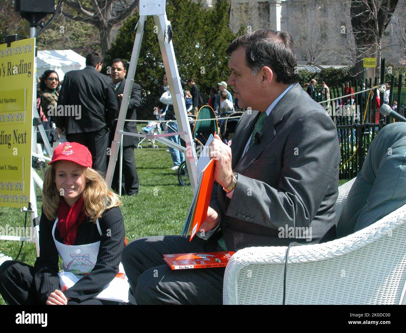 Secretary Mel Martinez at White House Easter Egg Roll. Secretary Mel ...