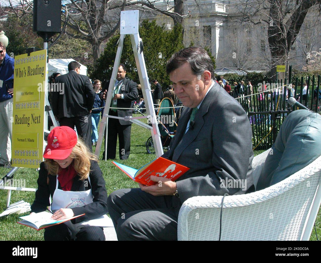 Secretary Mel Martinez at White House Easter Egg Roll. Secretary Mel ...
