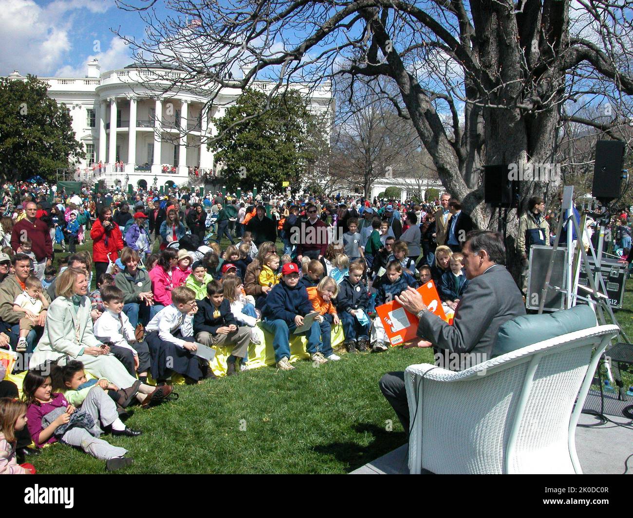 Secretary Mel Martinez at White House Easter Egg Roll. Secretary Mel ...