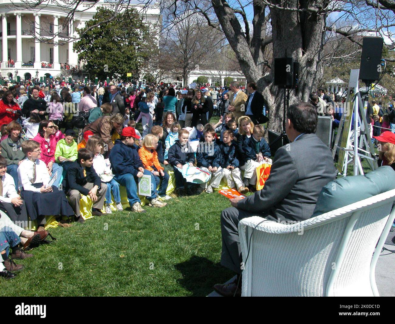 Secretary Mel Martinez at White House Easter Egg Roll. Secretary Mel ...