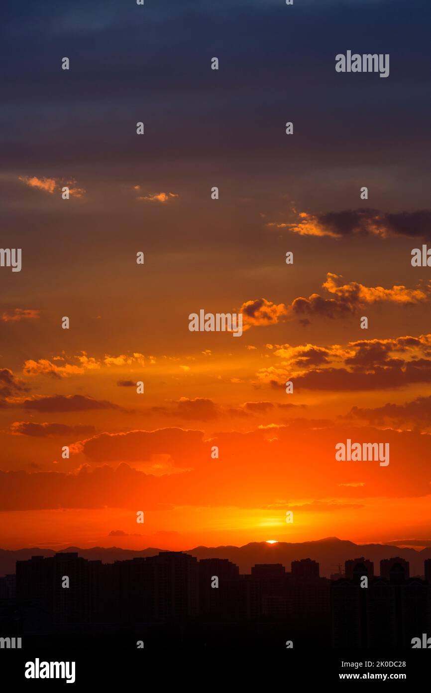 Beautiful romantic sunset shot in hi-res stock photography and images ...