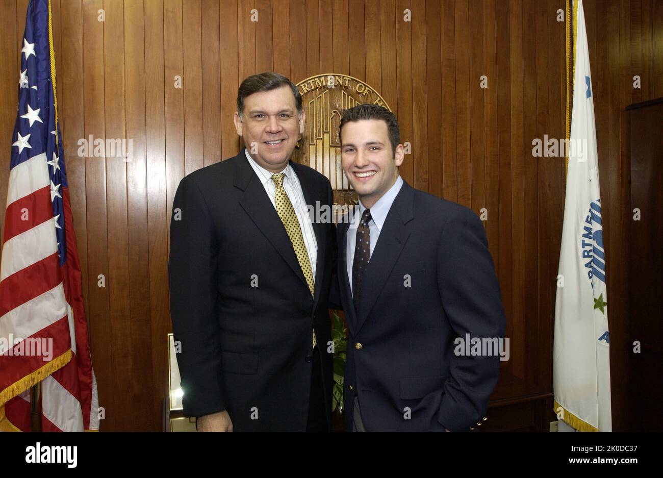 Secretary Mel Matinez with the Orzo family. Secretary Mel Matinez with ...