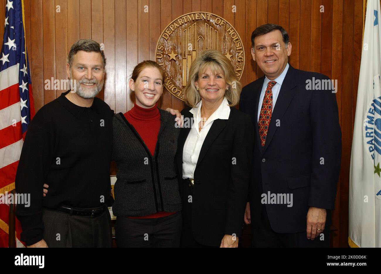Secretary Mel Martinez with Jamie and Peter Fox. Secretary Mel Martinez ...
