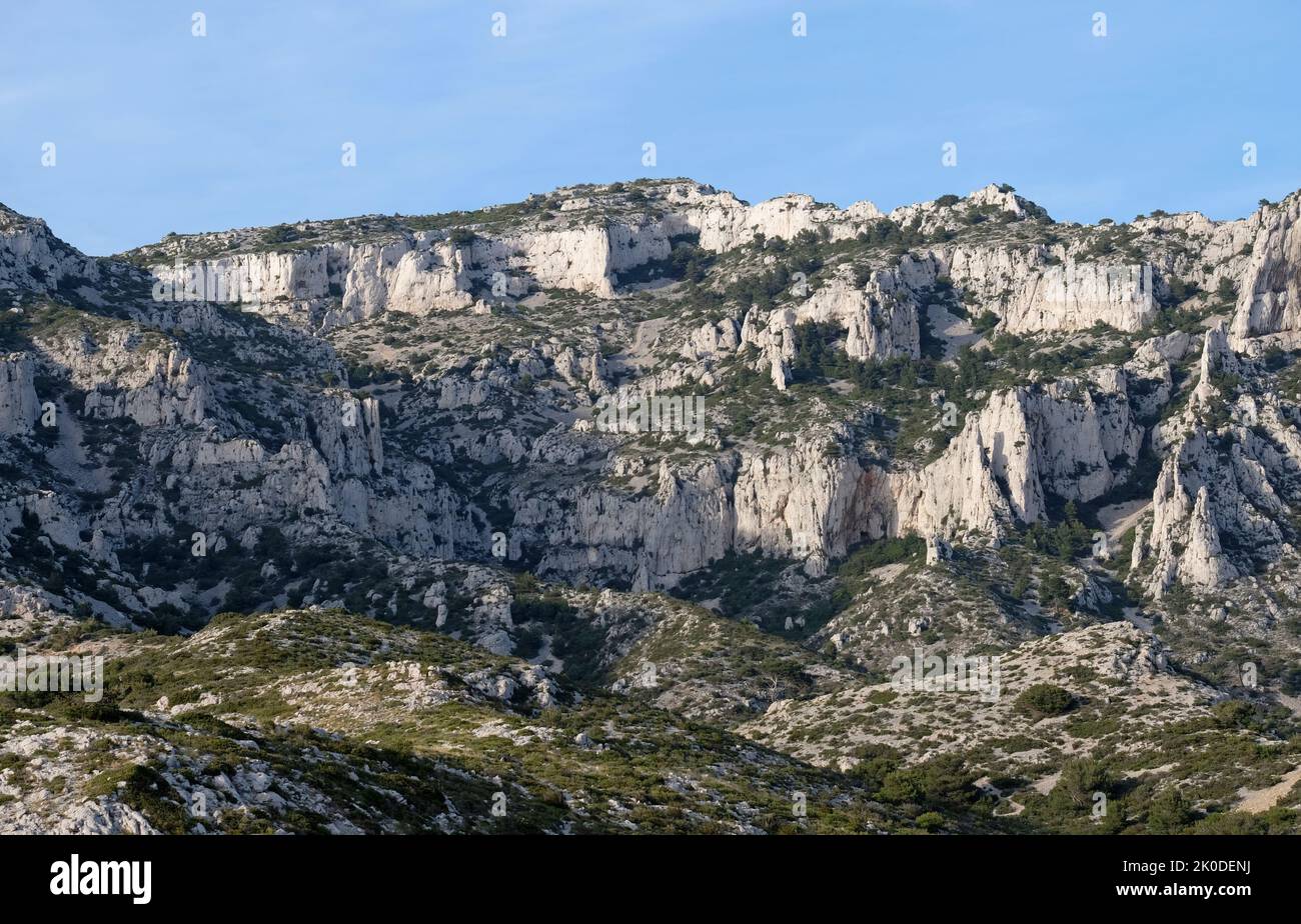 Coastal landscape outside of Marseille, France Stock Photo - Alamy