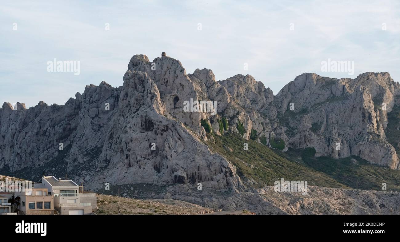 Coastal landscape outside of Marseille, France Stock Photo - Alamy