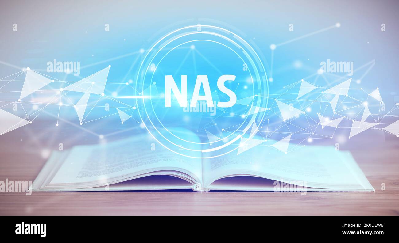 Open book with abbreviation concept Stock Photo - Alamy