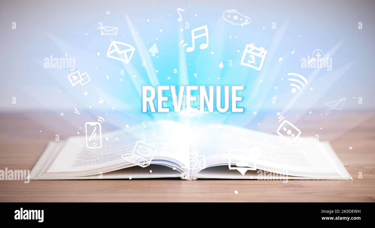 open book with business inscription Stock Photo - Alamy