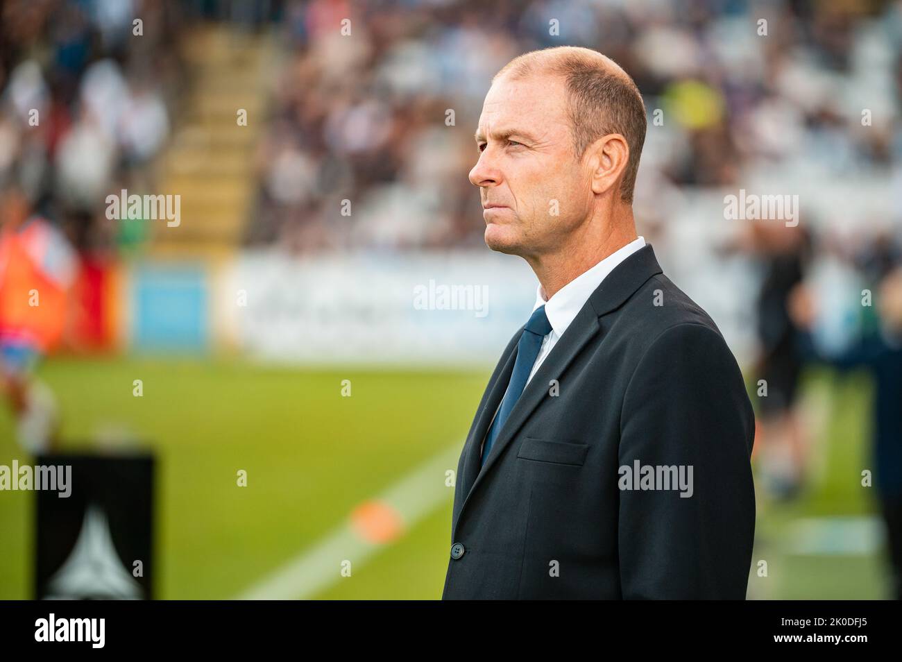 Odense, Denmark. 10th Sep, 2022. Head coach Jess Thorup of FC Copenhagen seen during the 3F ...
