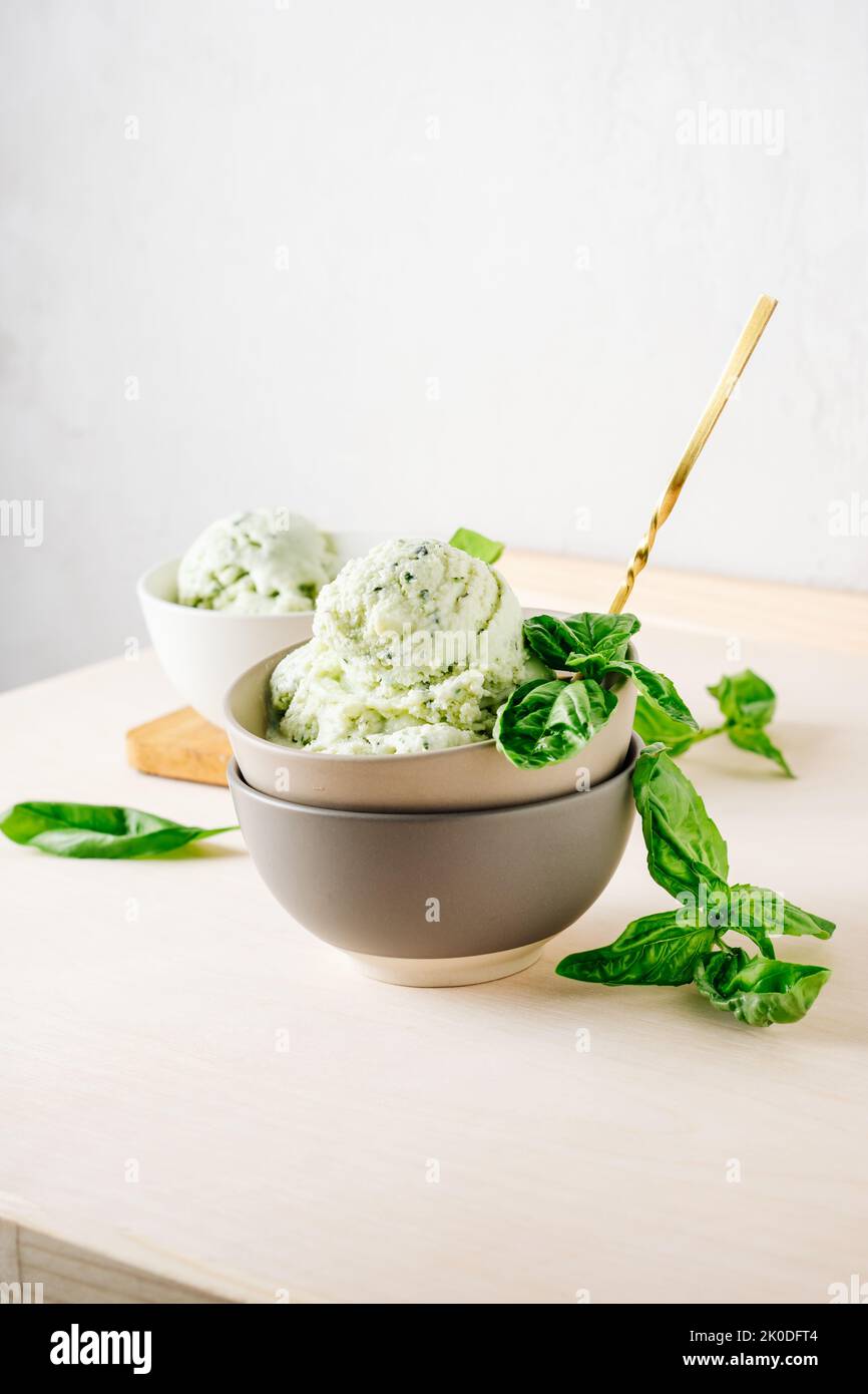 Basil dessert hi-res stock photography and images - Alamy