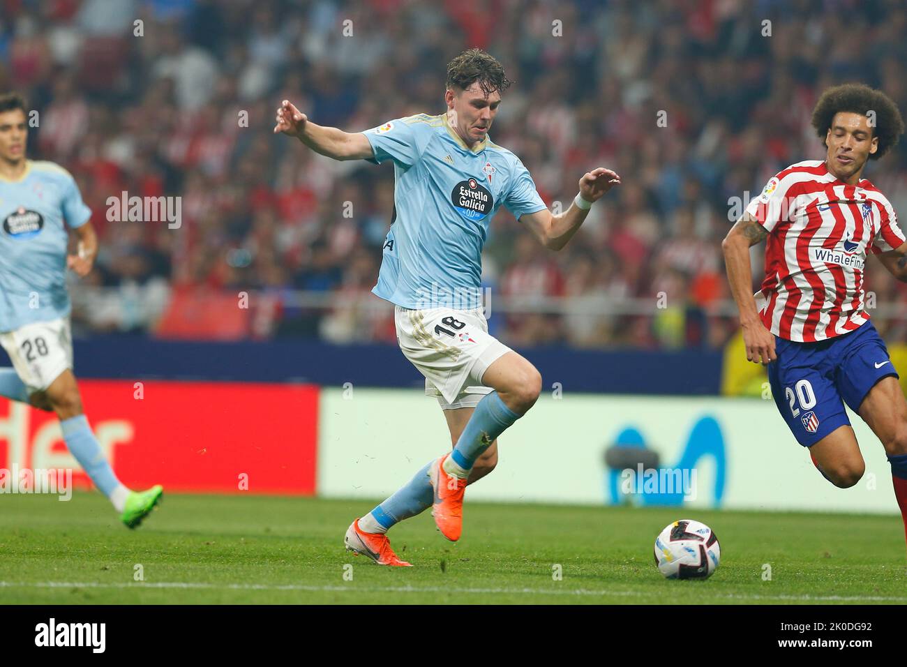 Madrid, Spain. 10th Sep, 2022. Jorgen Strand Larsen (Celta) Football ...