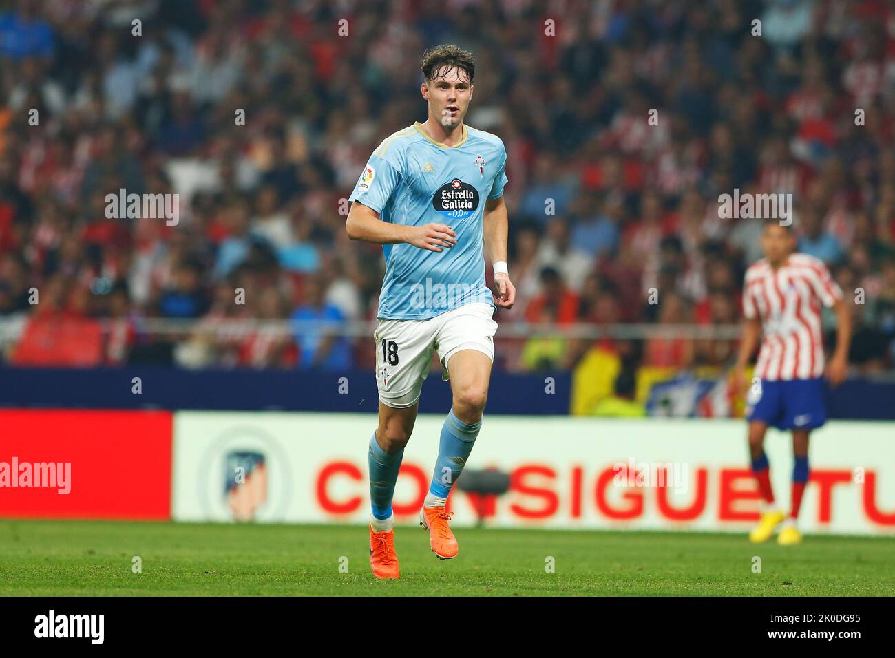 Madrid, Spain. 10th Sep, 2022. Jorgen Strand Larsen (Celta) Football ...