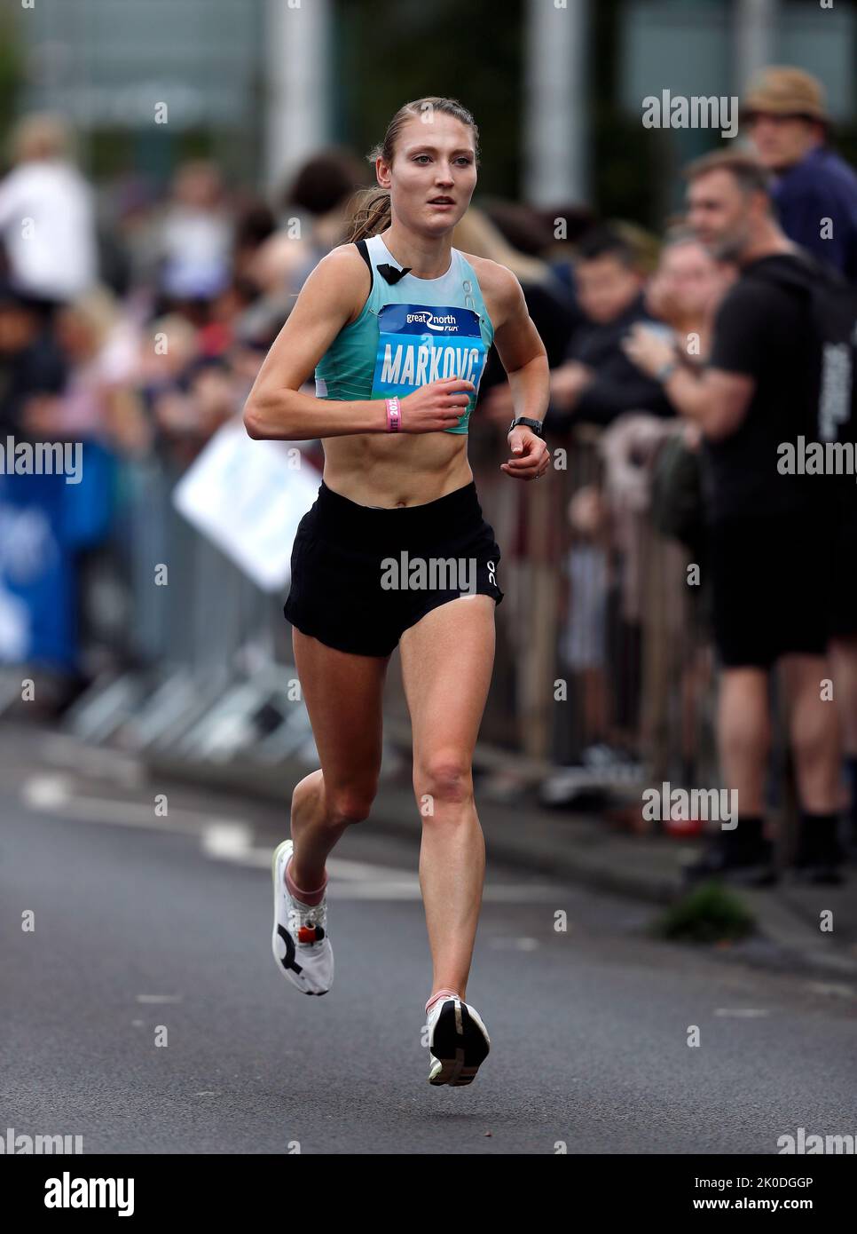 Amy-Eloise Markovc competes in the Elite Women race during the Great ...