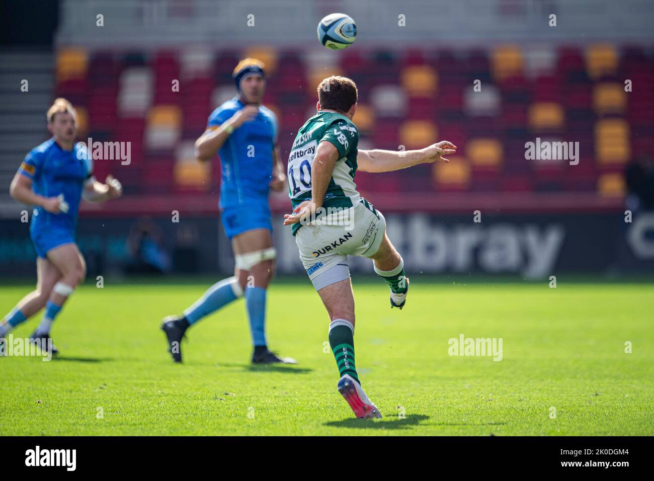 LONDON, UNITED KINGDOM. 10th, Sep 2022. Paddy Jackson of London Irish ...