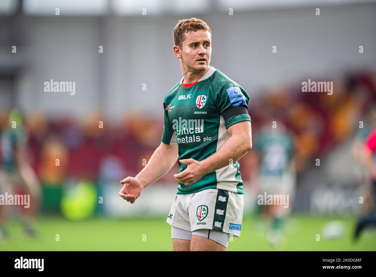 LONDON, UNITED KINGDOM. 10th, Sep 2022. Paddy Jackson of London Irish ...