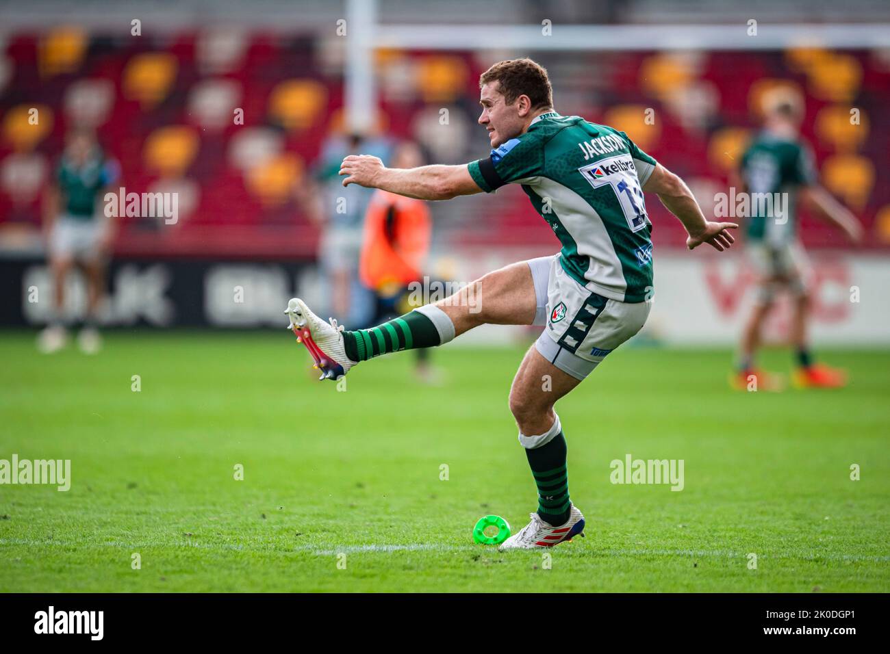 LONDON, UNITED KINGDOM. 10th, Sep 2022. Paddy Jackson of London Irish ...