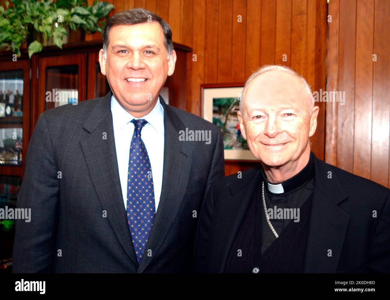 Cardinal theodore mccarrick archbishop washington hi-res stock ...