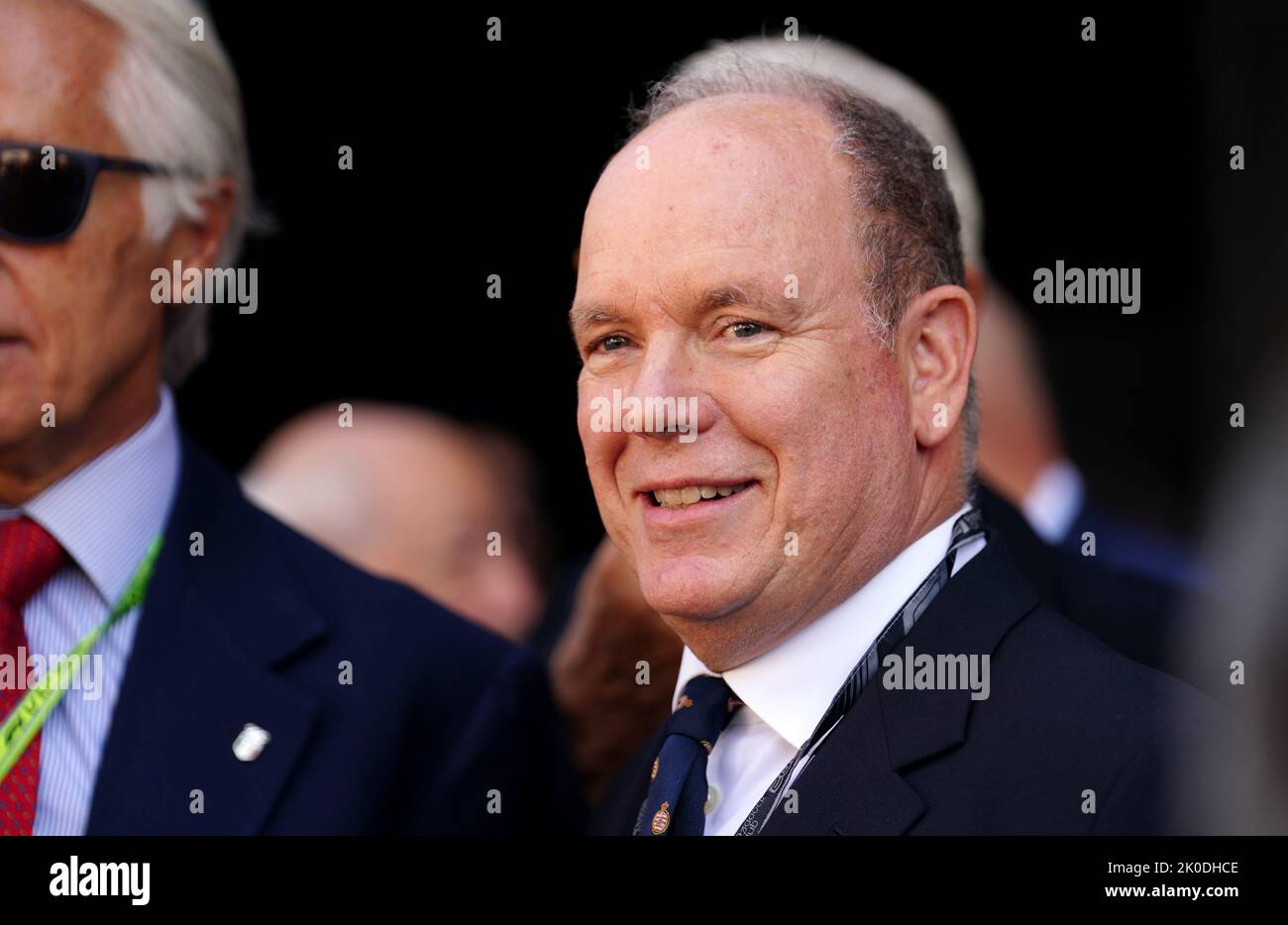 Albert II, Prince of Monaco before the Italian Grand Prix at the Monza ...