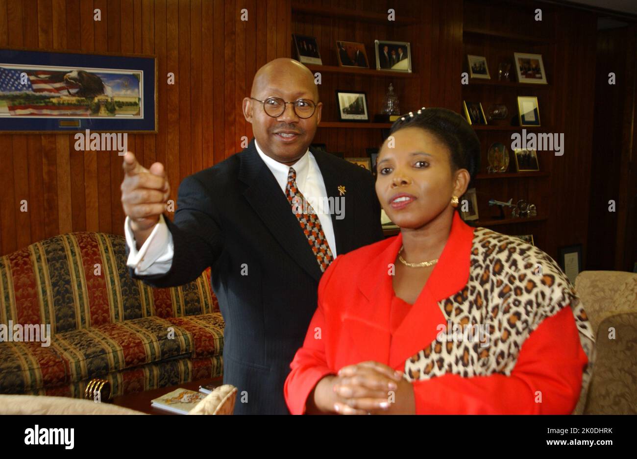 Deputy Secretary Alphonso Jackson with South African Minister of ...