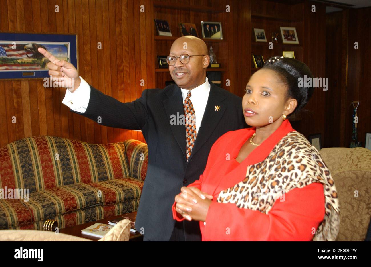 Deputy Secretary Alphonso Jackson with South African Minister of ...