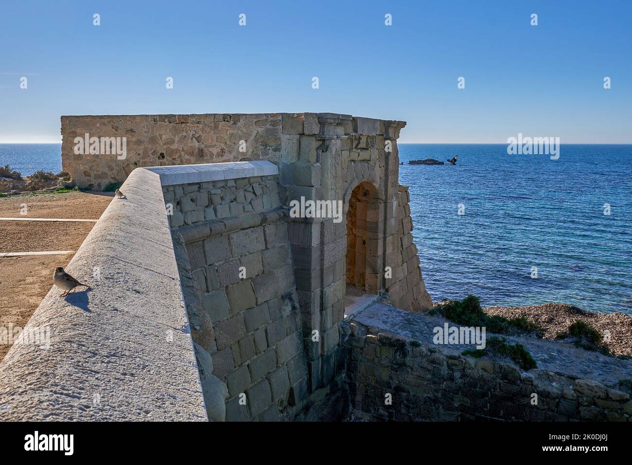 Gateway to the Tabarca island, Alicante, Spain Stock Photo - Alamy