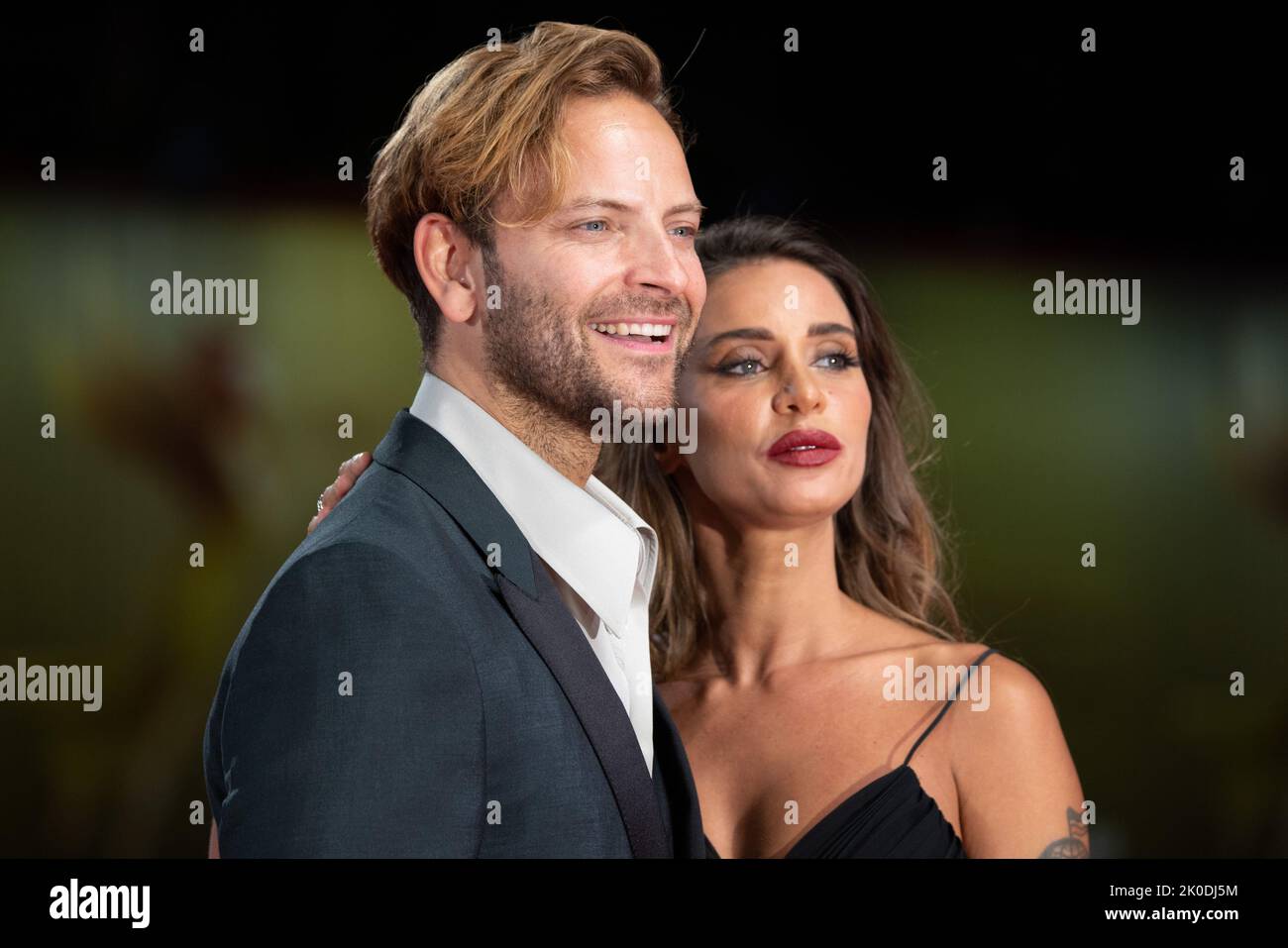 Alessandro Borghi and Irene Forti attend "The Hanging Sun" red carpet ...