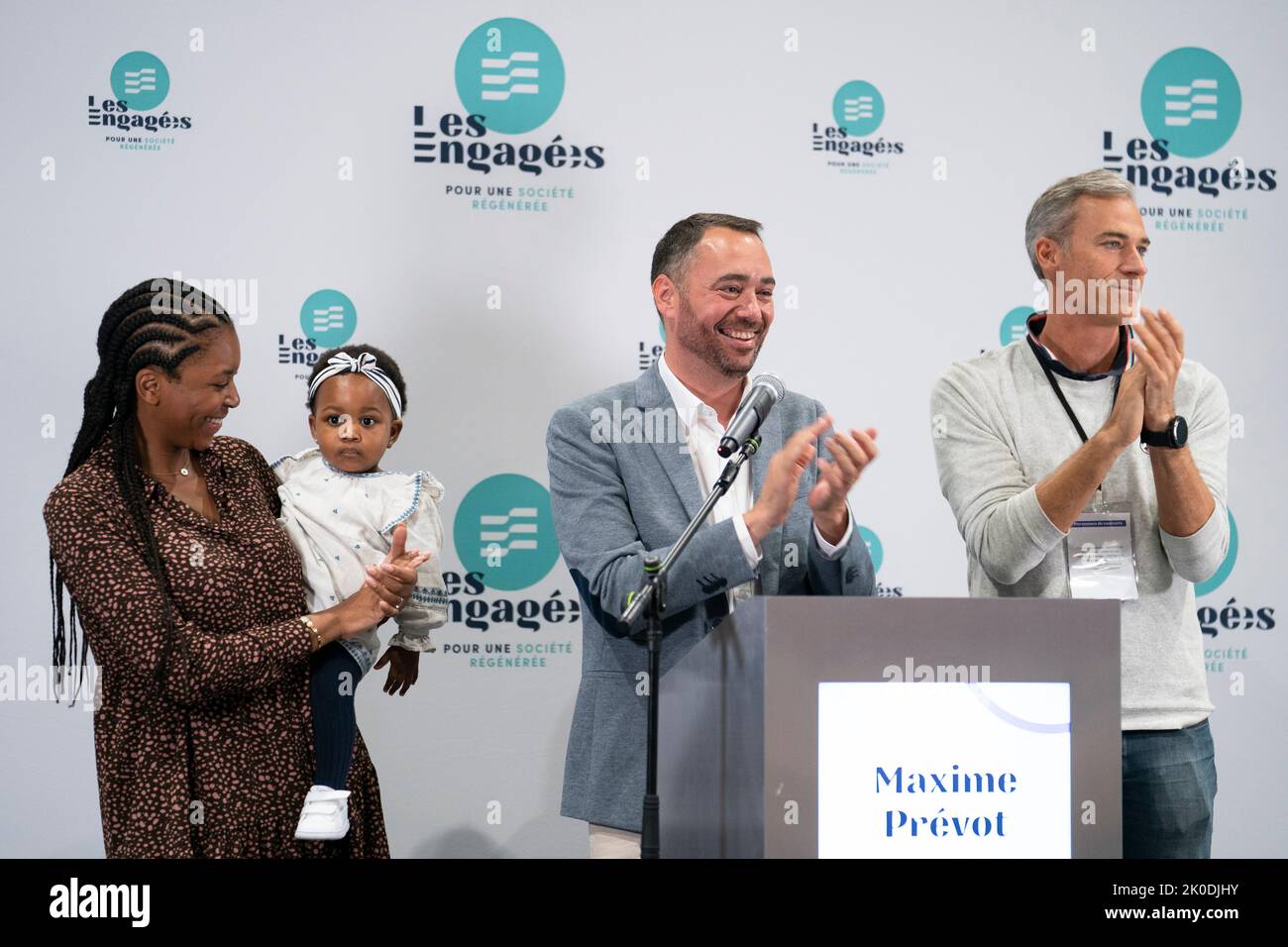 Les Engages' chairman Maxime Prevot the rentree speech of the french ...