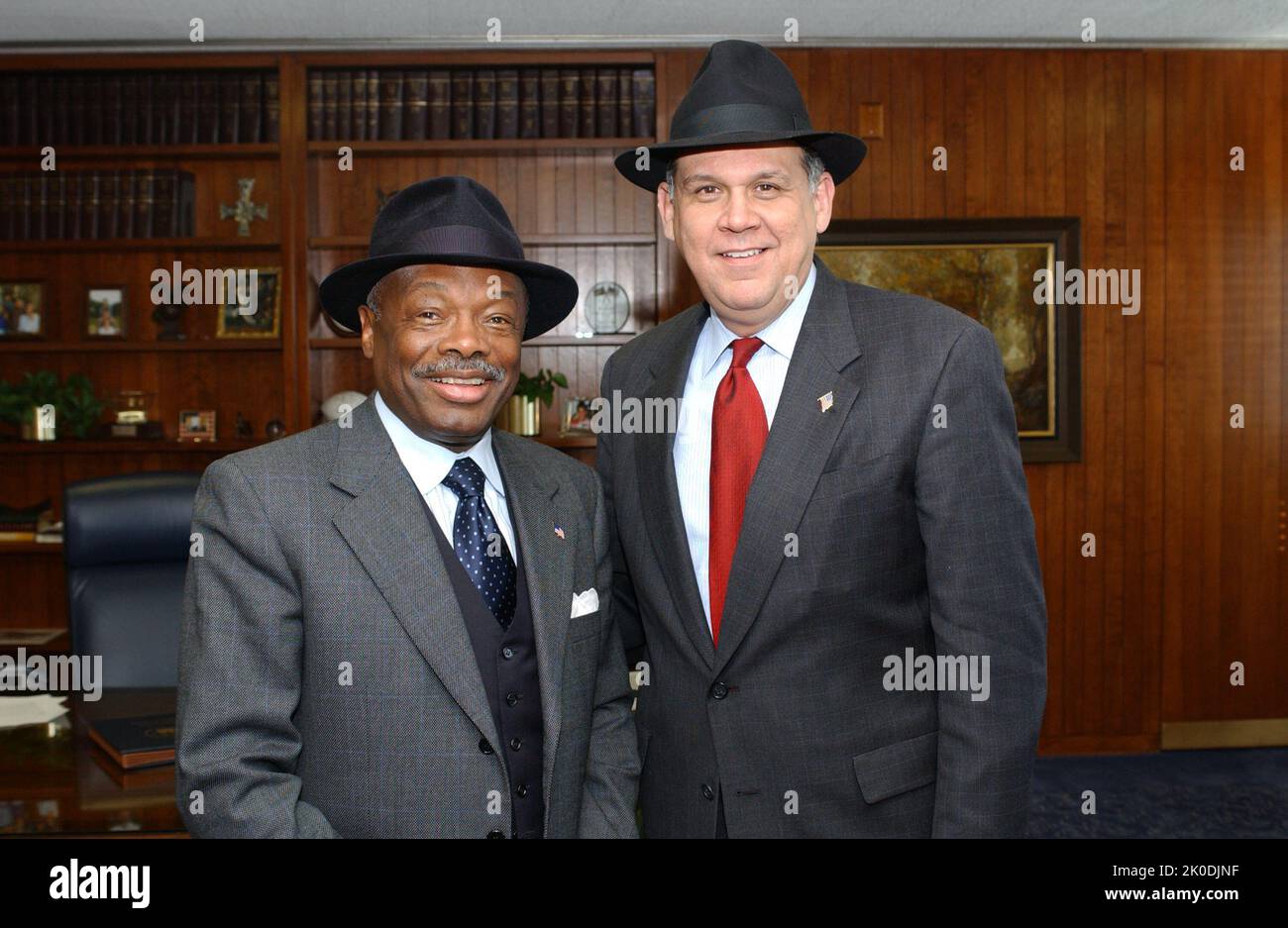 Secretary Mel Martinez with San Francisco, California Mayor Willie ...