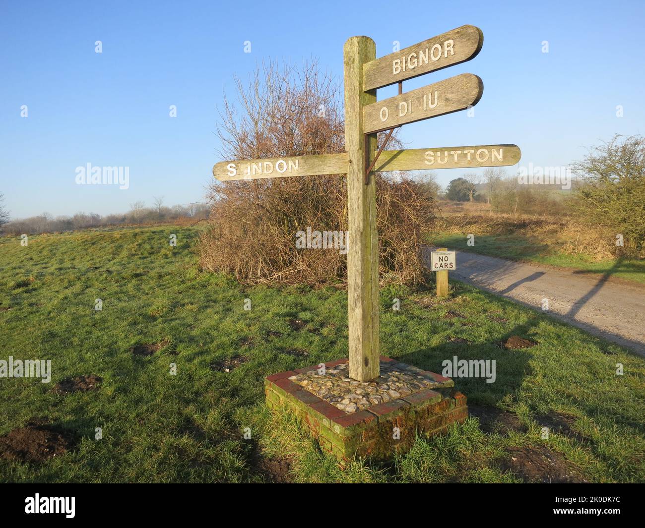 The South Downs Way National trail and park. long distance footpath ...