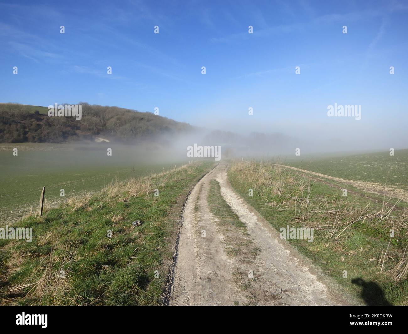The South Downs Way National trail and park. long distance footpath ...