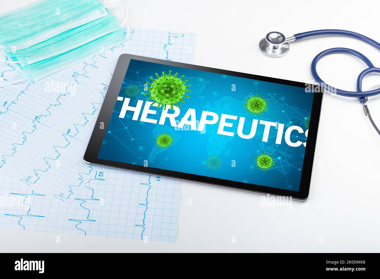 Close-up view of a tablet pc with inscription Stock Photo - Alamy