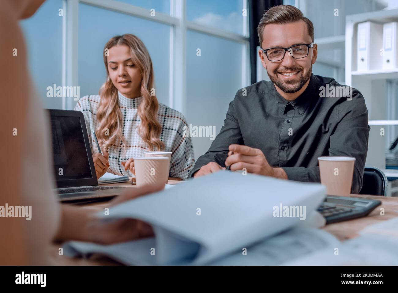 Hardworking business team portrait hi-res stock photography and images ...