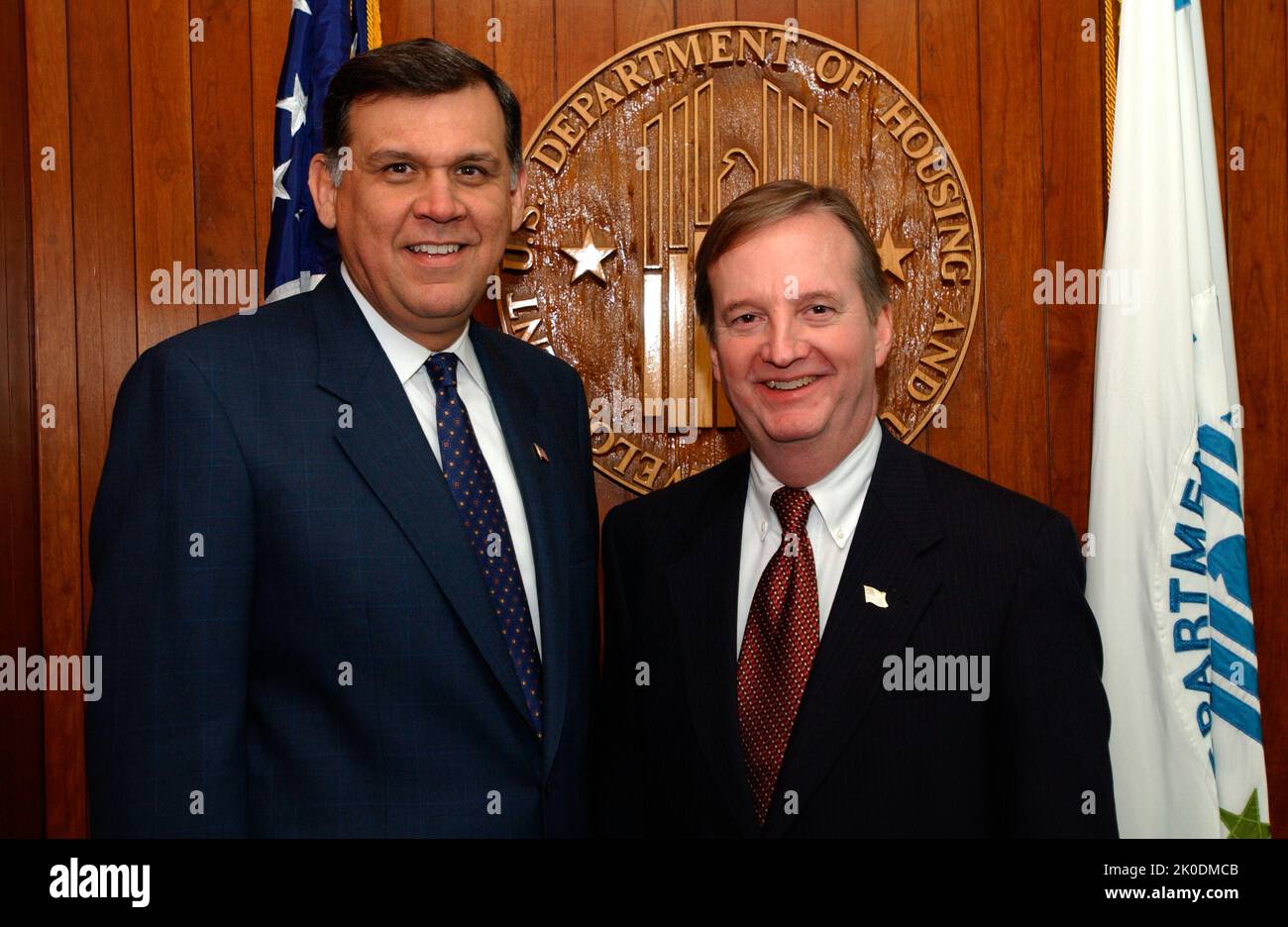 Secretary Mel Martinez with John Korsmo. Secretary Mel Martinez with ...