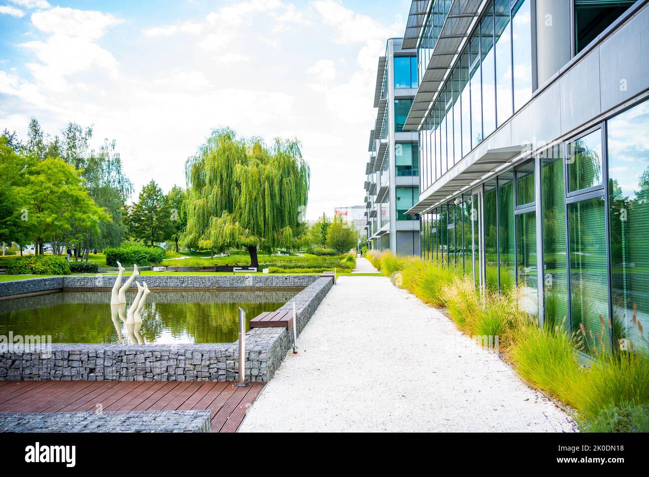 Prague, Czech Republic - September 2, 2022: Street view of Chodov ...