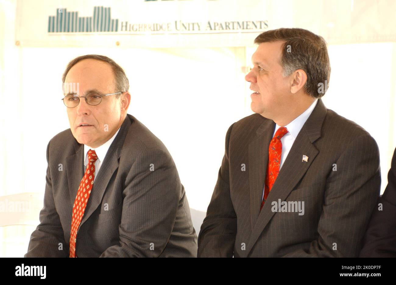 Secretary Mel Martinez in New York City with Mayor Rudolph Giuliani ...