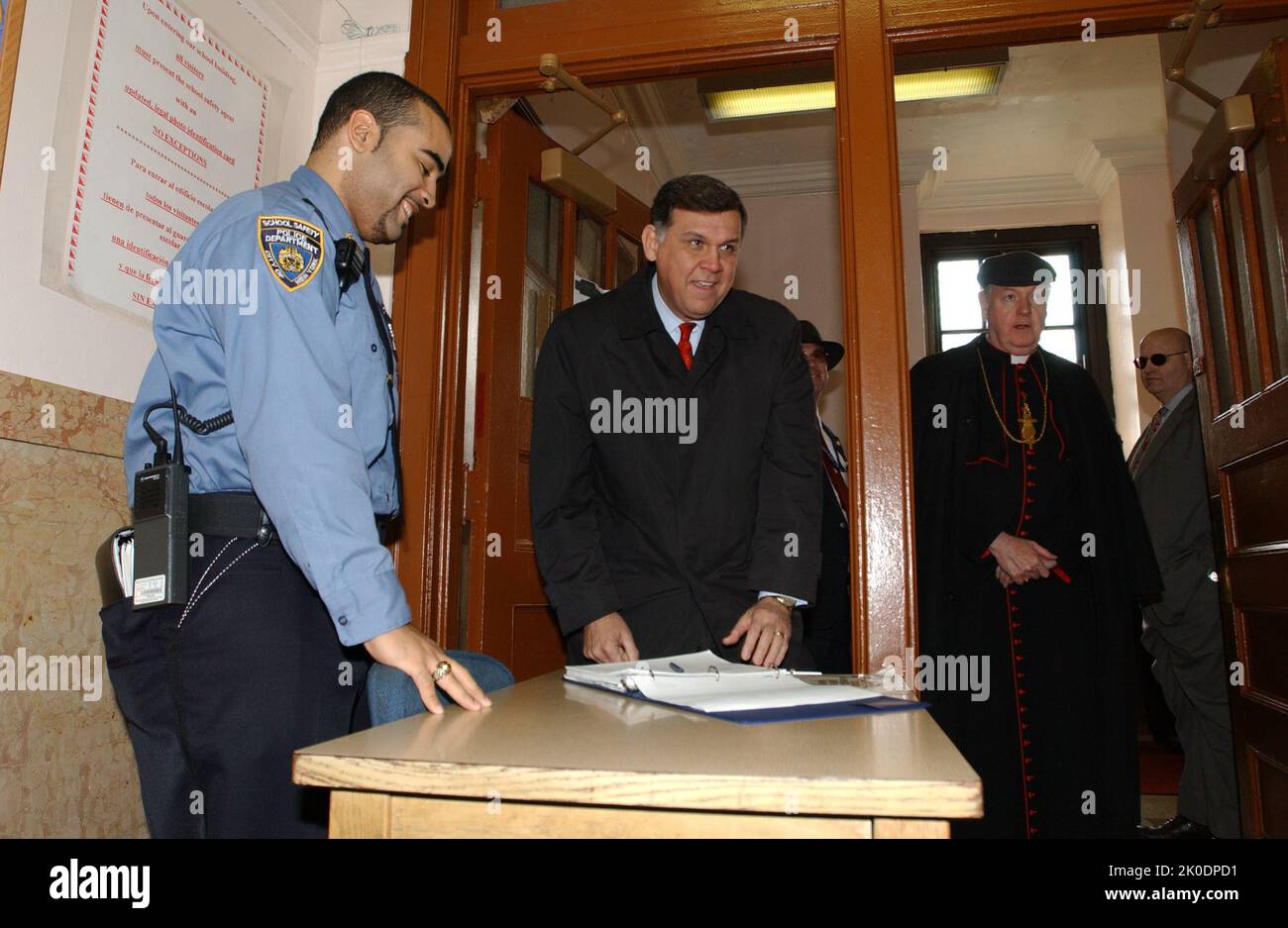 Secretary Mel Martinez in New York City with Mayor Rudolph Giuliani ...