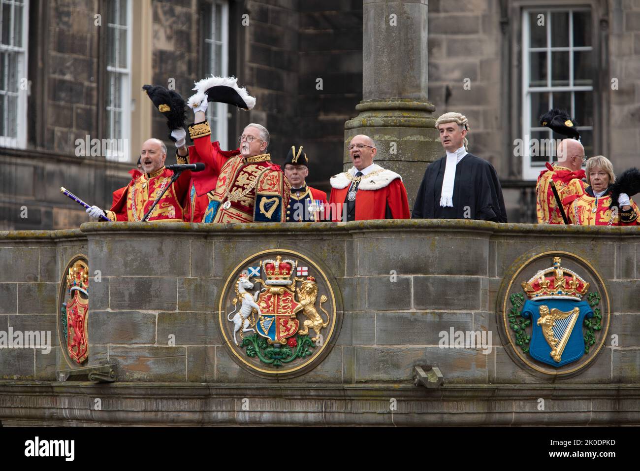 Edinburgh, Scotland, 11 September 2022. The public proclamation of the ...