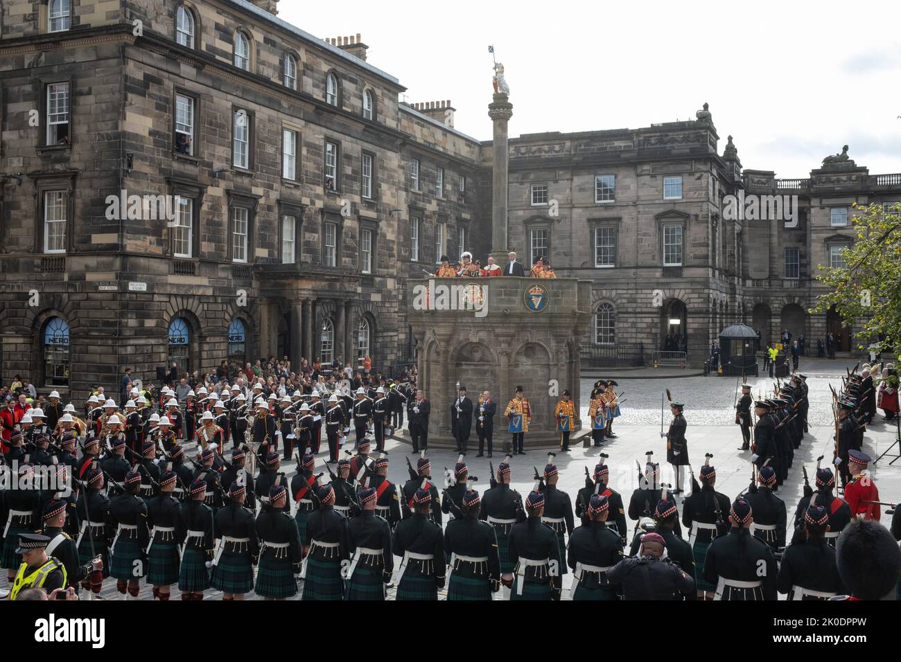 Edinburgh, Scotland, 11 September 2022. The public proclamation of the ...