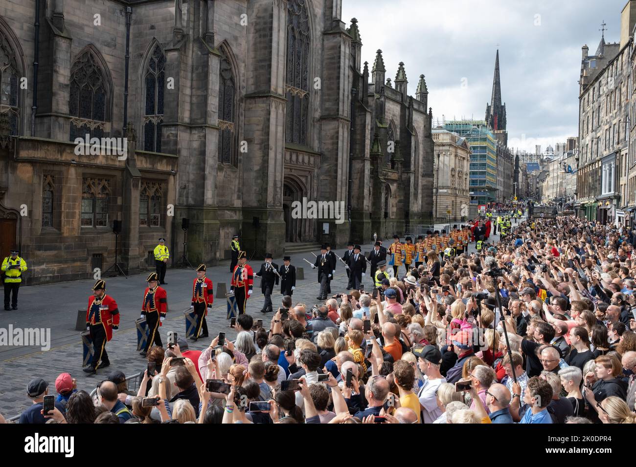 Edinburgh, Scotland, 11 September 2022. The public proclamation of the ...