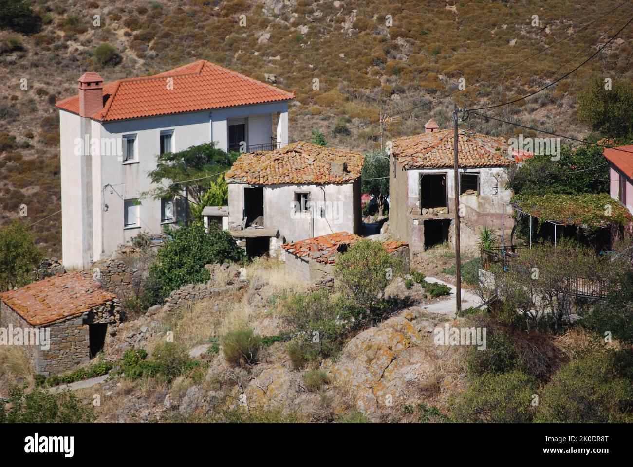 rural architecture cottages of the 18th & 19th century in Lemnos island ...