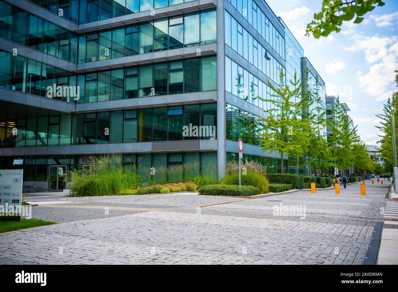Prague, Czech Republic - September 2, 2022: Street view of Chodov ...