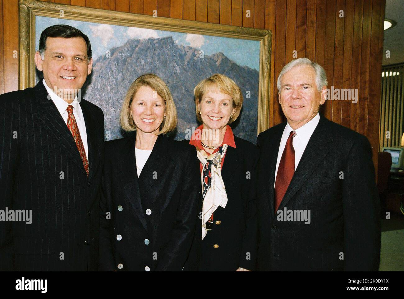 Secretary Mel Martinez with Bill and Joann Frederick. Secretary Mel ...