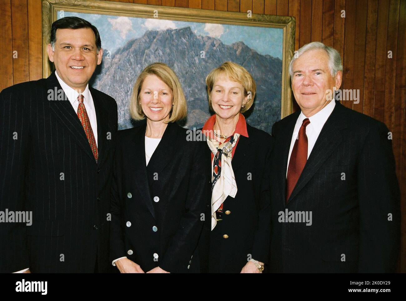 Secretary Mel Martinez with Bill and Joann Frederick. Secretary Mel ...