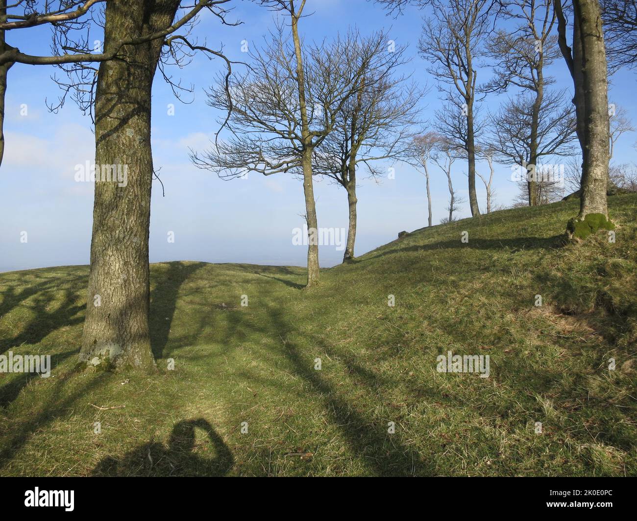 The South Downs Way National trail and park. long distance footpath ...